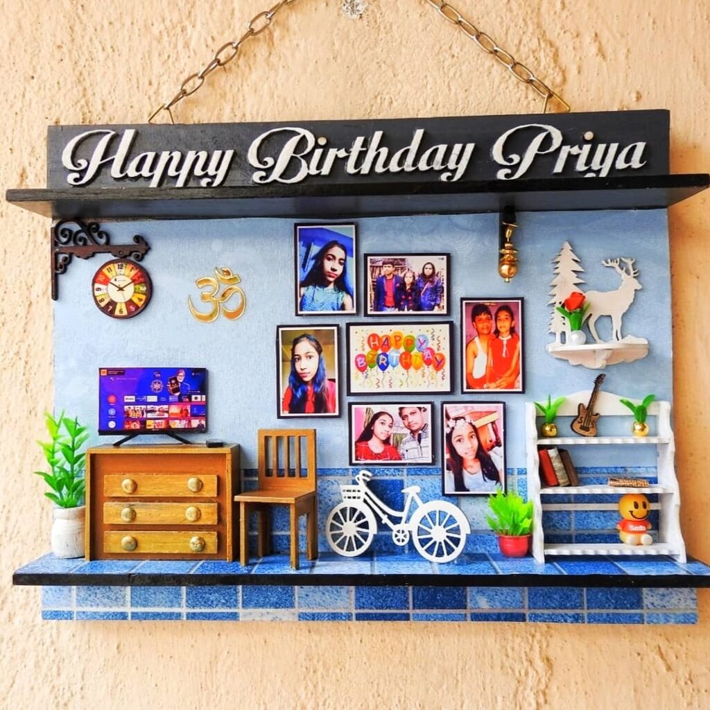 Customised Miniature Home Setup - Birthday Gift - Craft Planet - Home ...